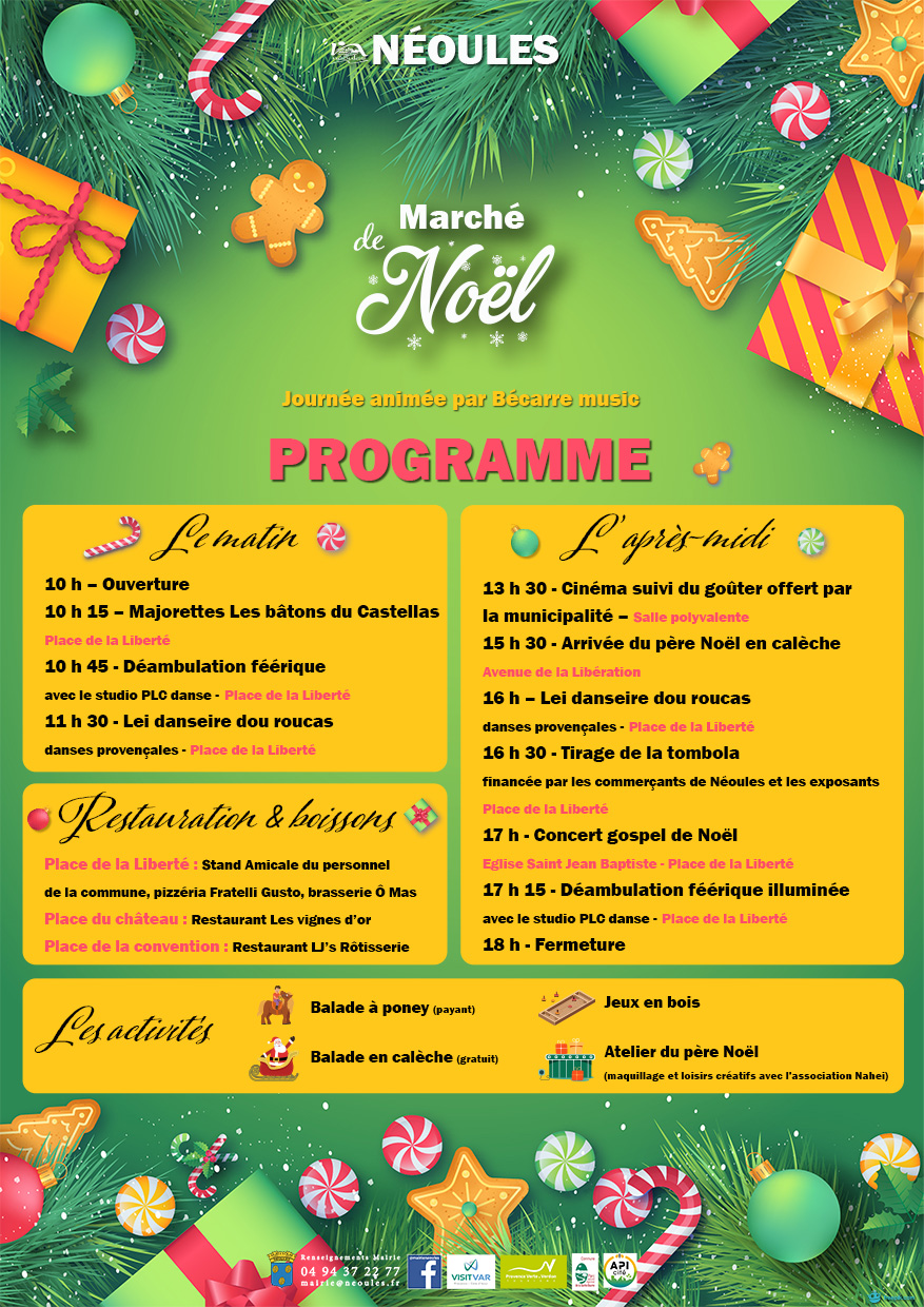 Festivités de Noël - Néoules Festivités de Noël - Néoules